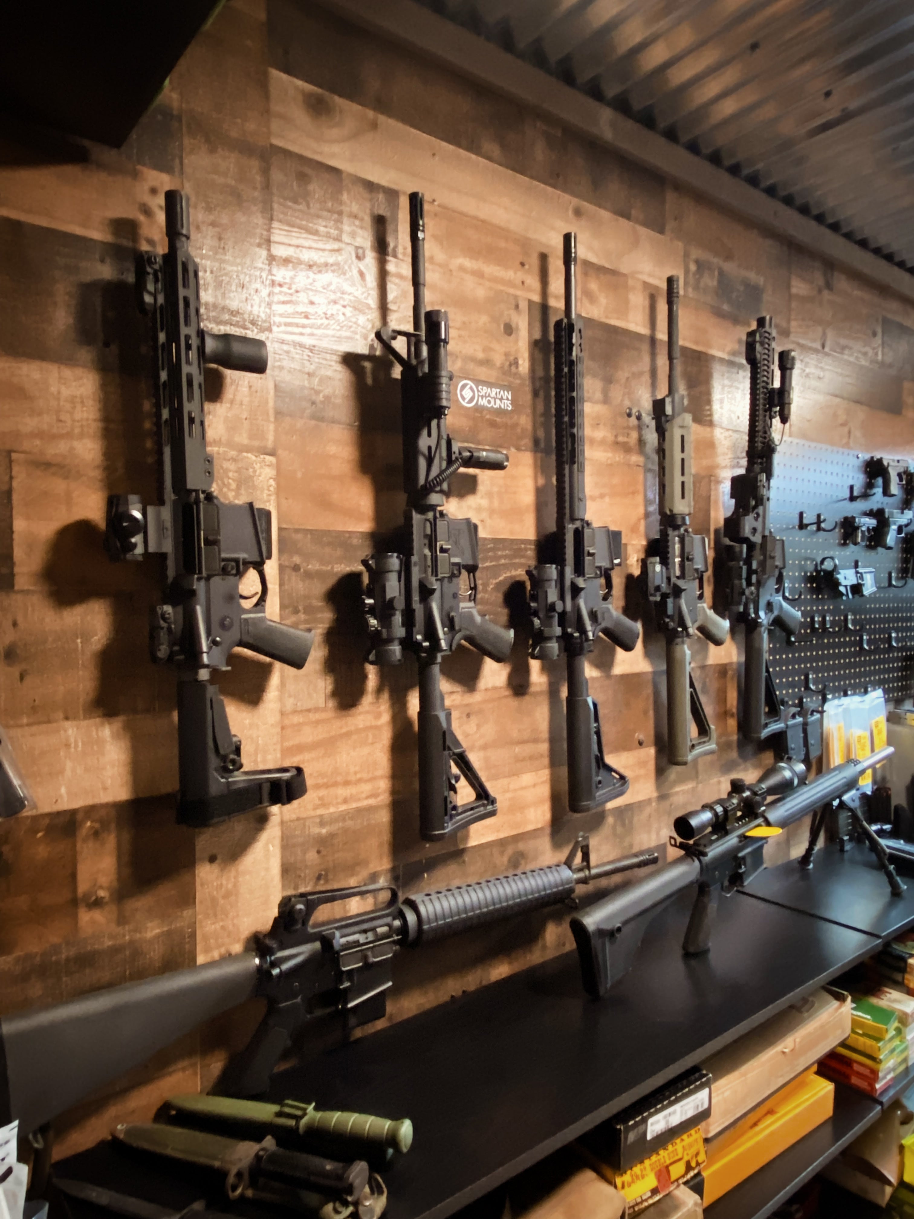 Gun Wall and Gun Room Inspiration | Spartan Mounts